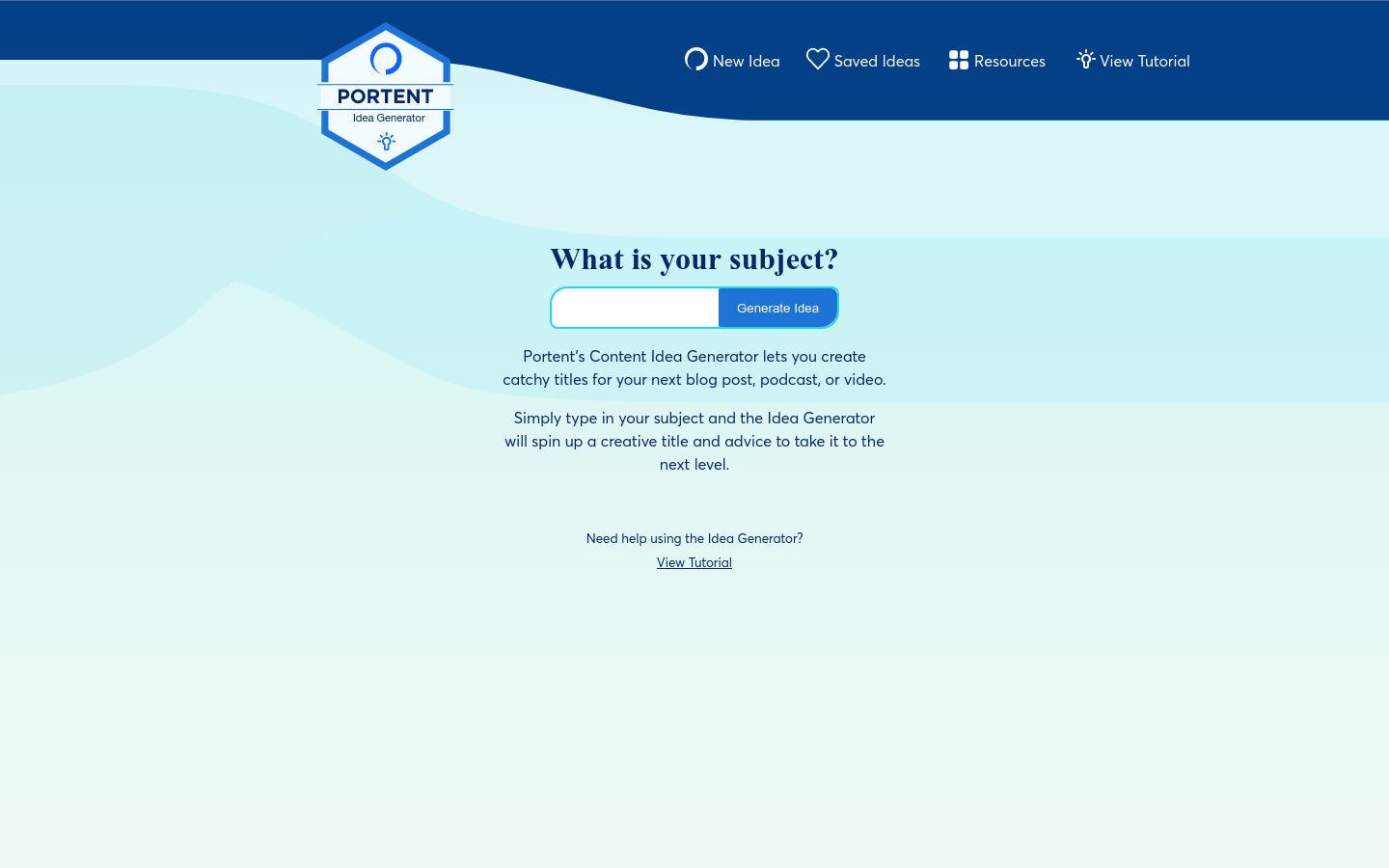 Content Idea Generator - Aslam.ai